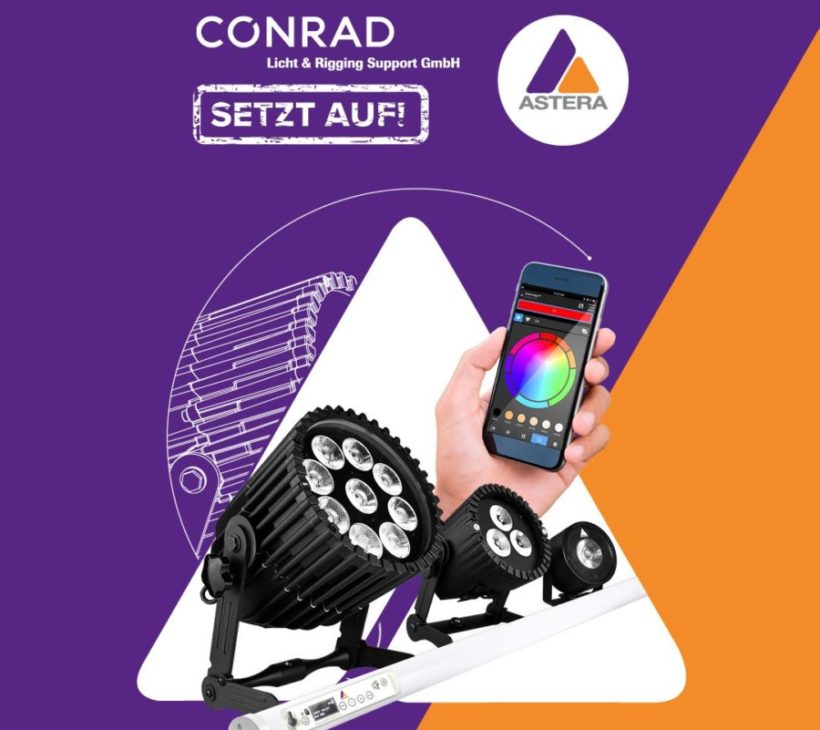 CONRAD Licht & Rigging Support investiert umfangreich in ASTERA – # ...