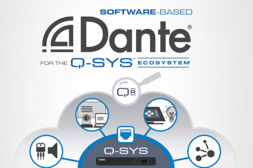 QSC und Audinate präsentieren softwarebasiertes Dante für Q-SYS System ...
